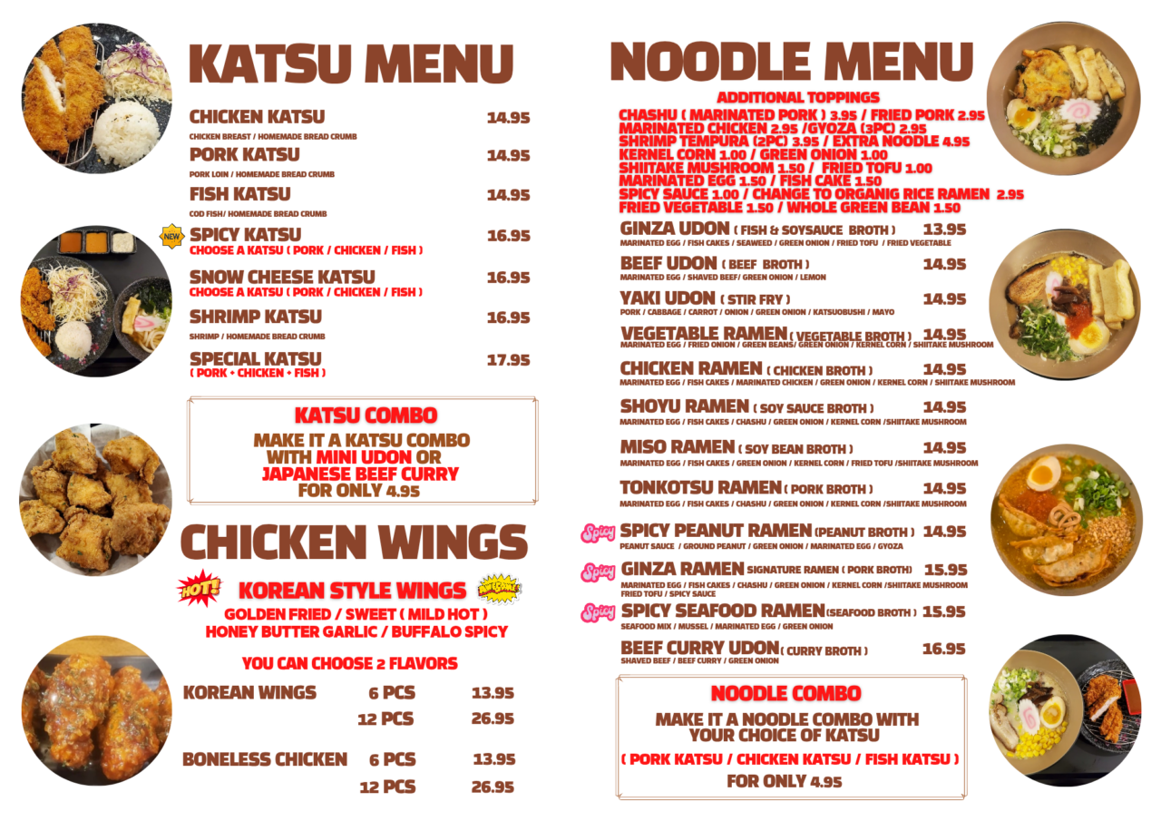 GINZA RAMEN | Japanese Fusion Restaurant